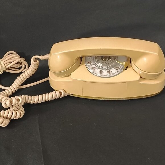 Office | Vintage Princess Rotary Dial Telephone Beige Wall Or Desk ...